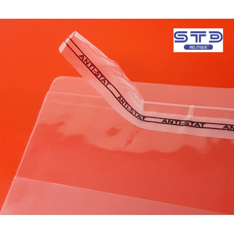 Sachet avec Rabat Adhésif 60 x 120 mm OPP 30 microns par 1000