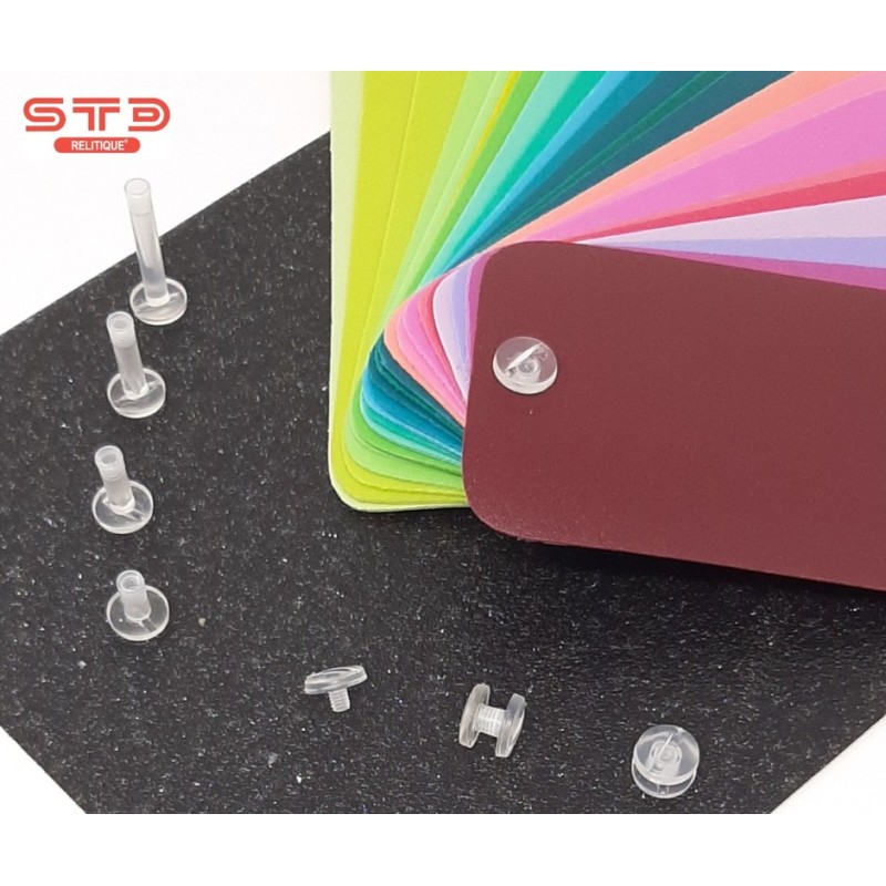 VIS PLASTIQUE TRANSPARENTE 5 MM