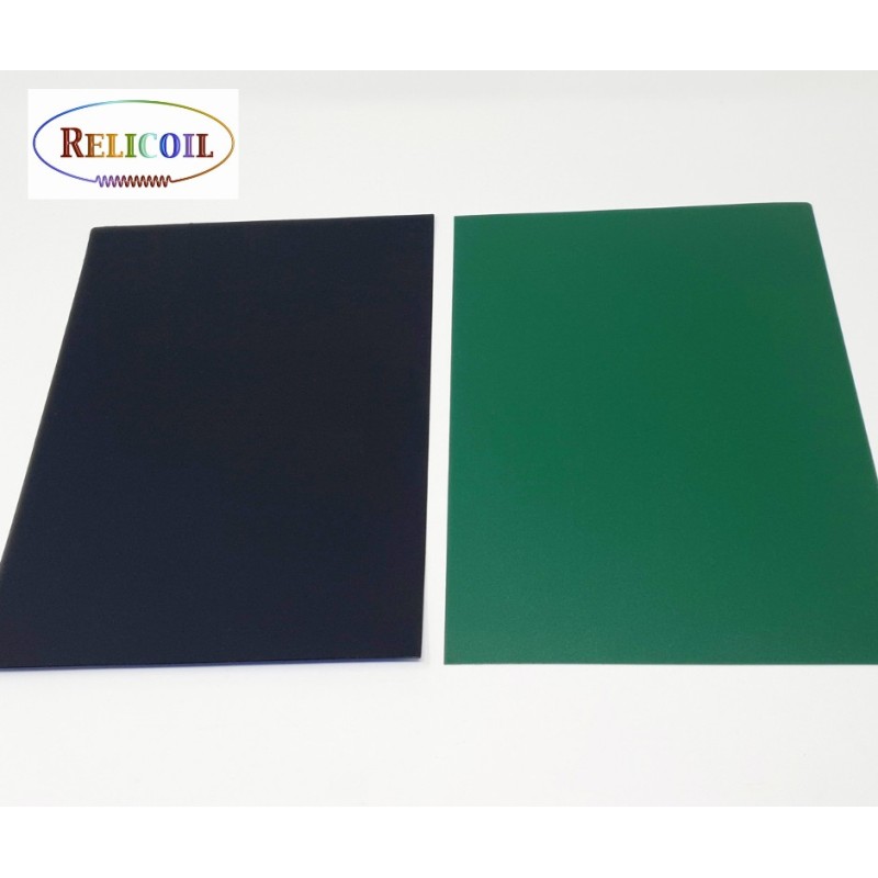 Couvertures polypropylène A4 bicolore RECTO VERT VERSO NOIR PAR 100