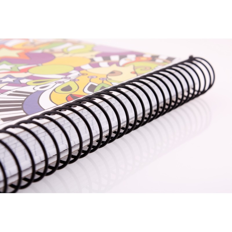 Reliure spirale métal SPIRMETAL blanc PAS de 4 : 1