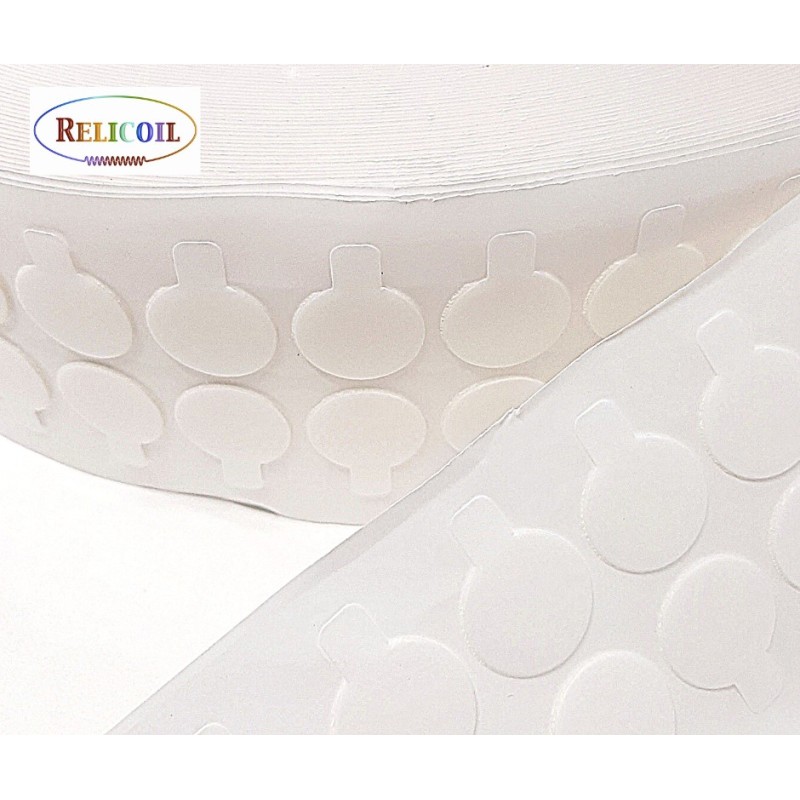Pastille auto-agrippante ULTRA PLATE 20 mm Blanc en rouleau-1000 pastilles